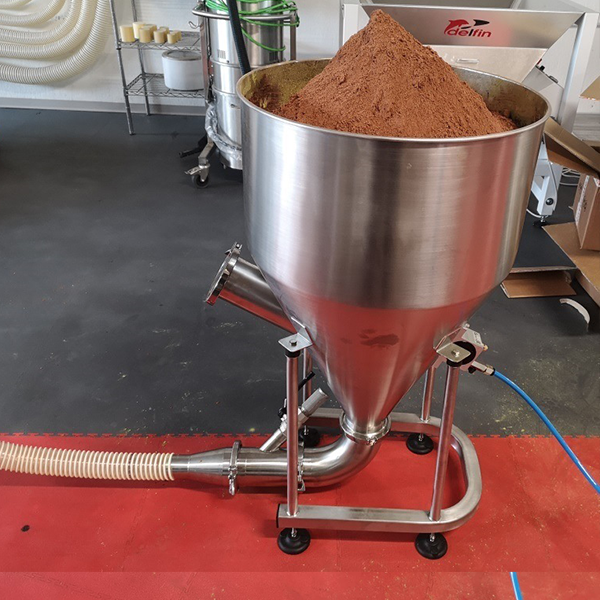 Delfin Pneumatic Conveyors product intake hopper
